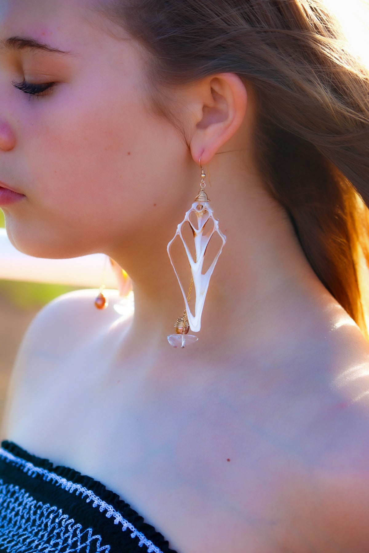 Earrings • Sea Shells - U'i Jewelry